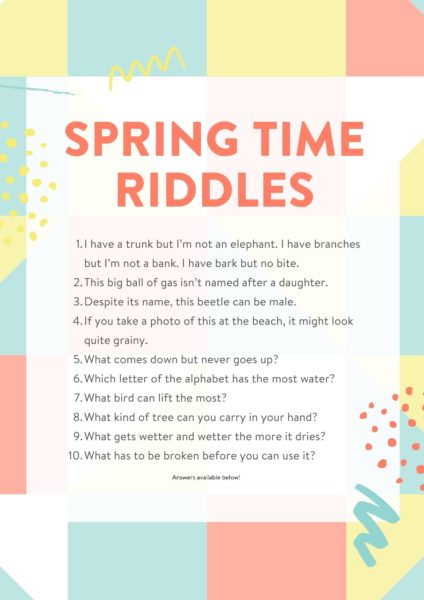 Spring-time family activities